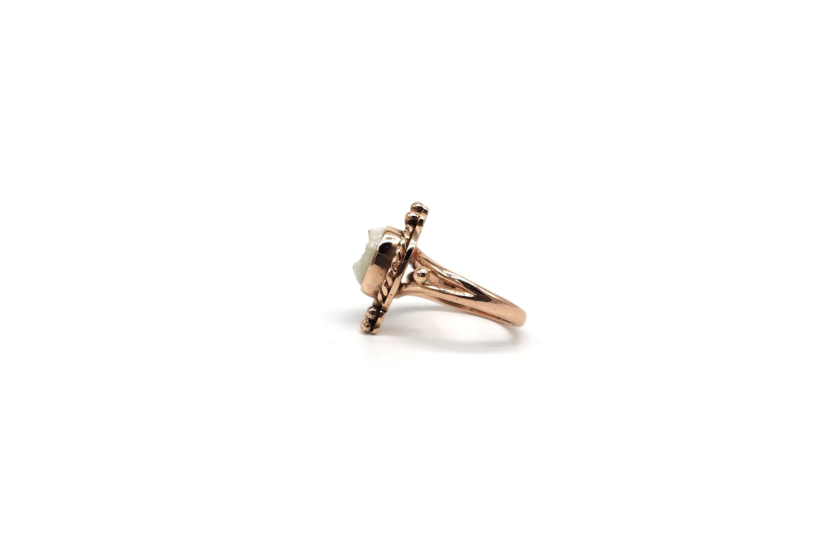 9ct Rose Gold Tooth Ring – Grave Metallum Jewellery