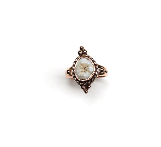 9ct Rose Gold Tooth Ring – Grave Metallum Jewellery