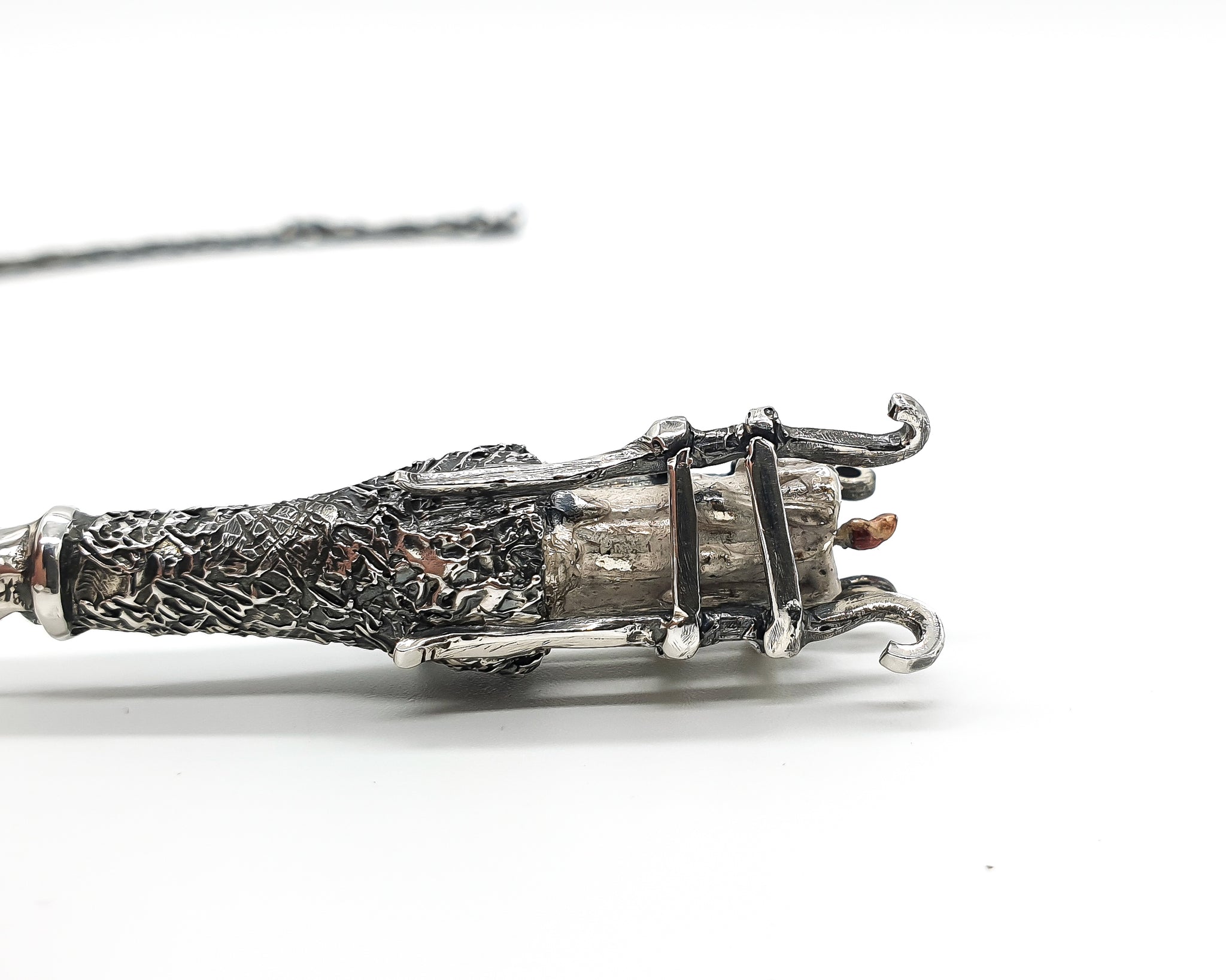 Bereavement Necklace Medieval Torch Pendant Upside Down Torch – Grave ...