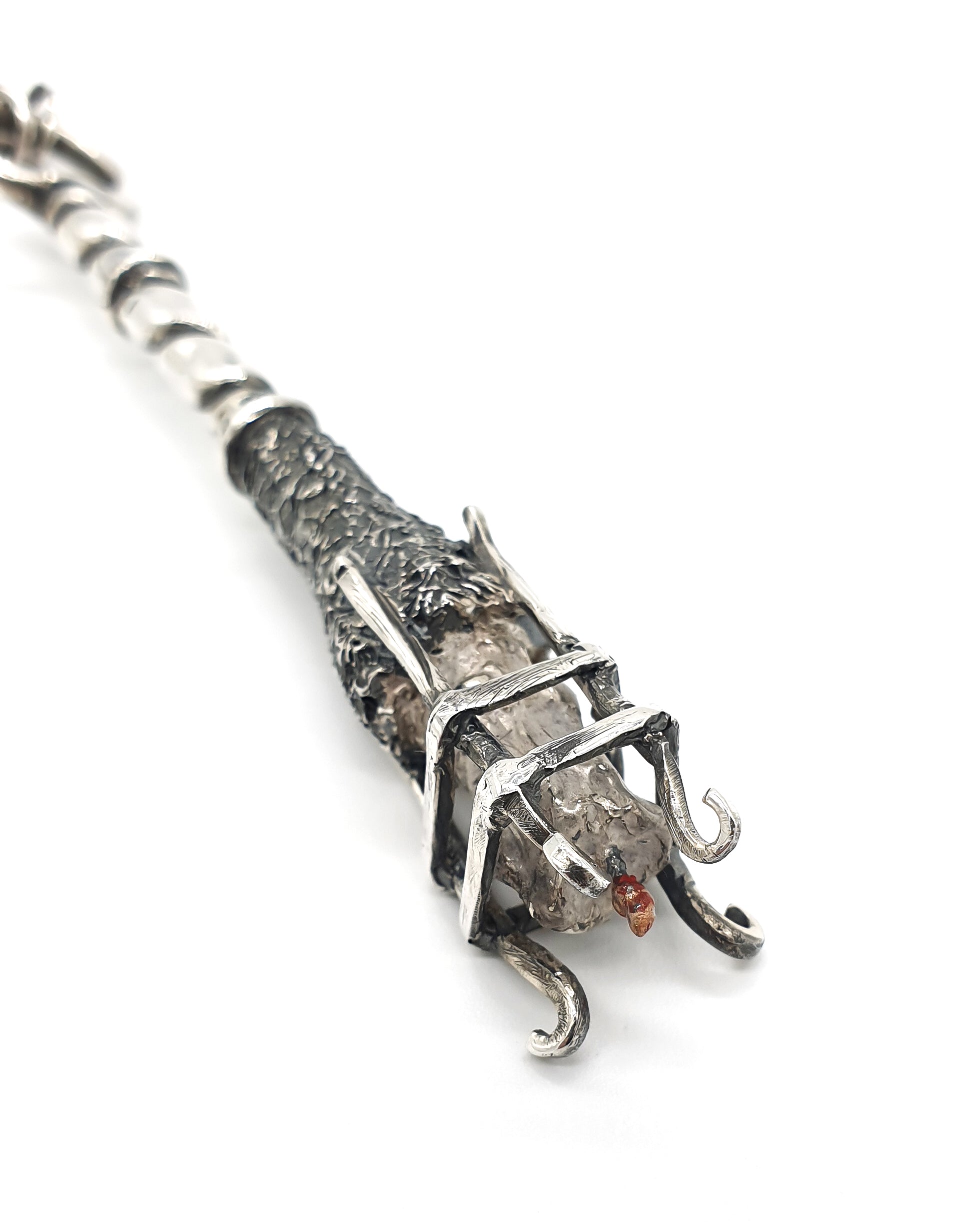 Bereavement Necklace Medieval Torch Pendant Upside Down Torch – Grave ...